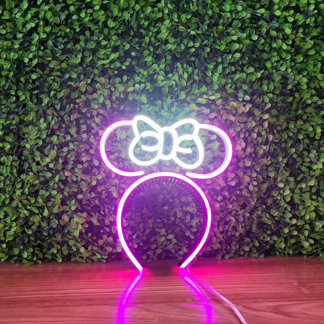 Minnie Mouse Ears – USA Neon Sign